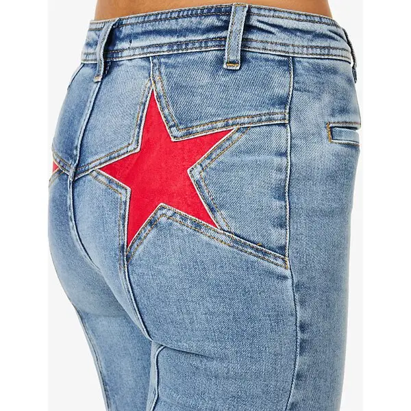 Free People Firecracker Flared-leg Denim Jeans