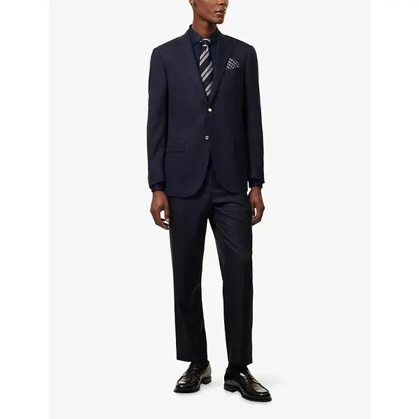 Corneliani Single-breasted Notch-lapel Wool Jacket
