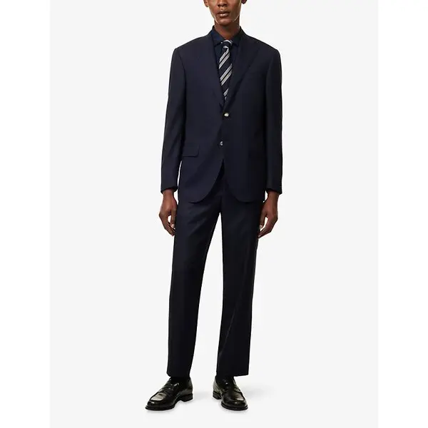 Corneliani Single-breasted Notch-lapel Wool Jacket
