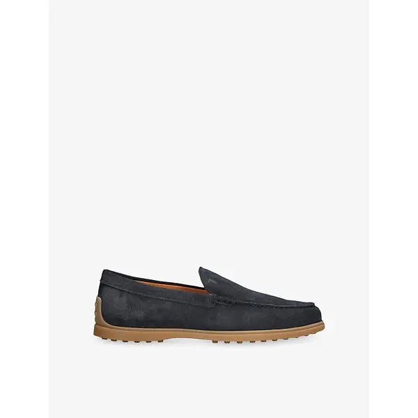 TOD'S Suede Loafers - Navy