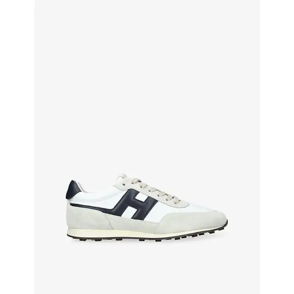 Hogan Allacciato H699 Suede And Leather Trainers