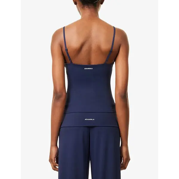 ADANOLA Skinny Strap Stretch-jersey Top