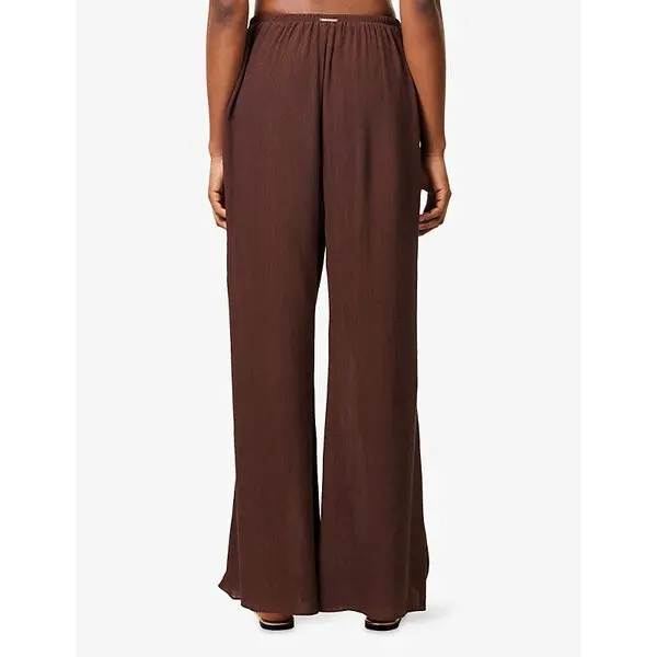 AWAY THAT DAY Wide-leg Woven Trousers