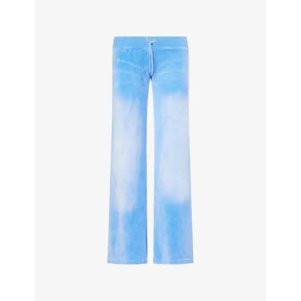 Juicy Couture Embroidered Logo Cotton-blend Jogging Bottoms - Regatta