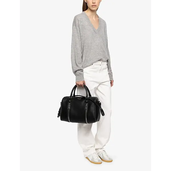 Zadig&Voltaire Sunny Medium Leather Bowling Bag