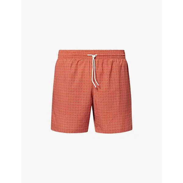 Derek Rose London Roundabout Printed Swim Shorts