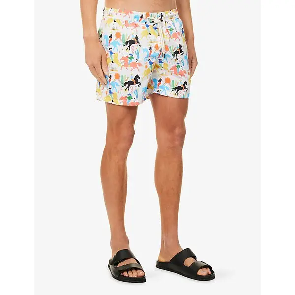 ARRELS BARCELONA Cowboy Printed Swim Shorts