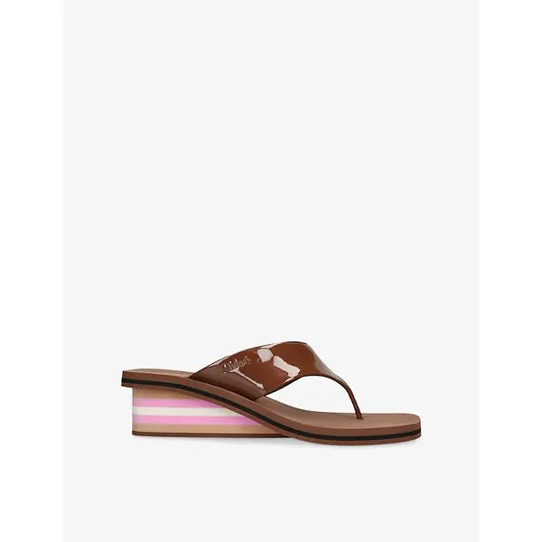 Chloé Swimming Cool Thong Leather Sandals