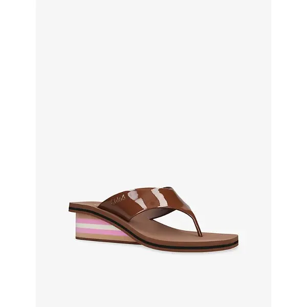 Chloé Swimming Cool Thong Leather Sandals