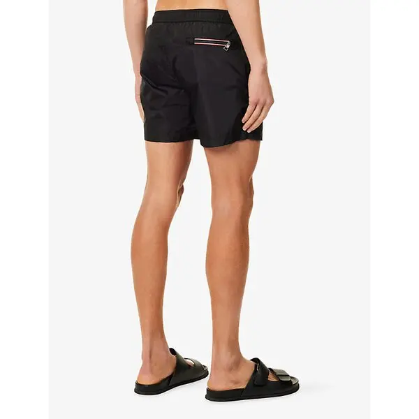 Moncler Brand Badge Swim Shorts