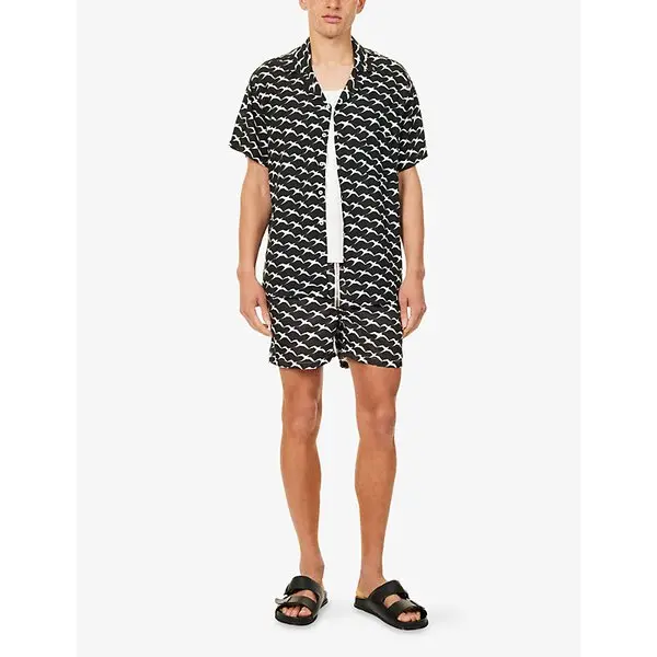 ARRELS BARCELONA Birds Printed Swim Shorts