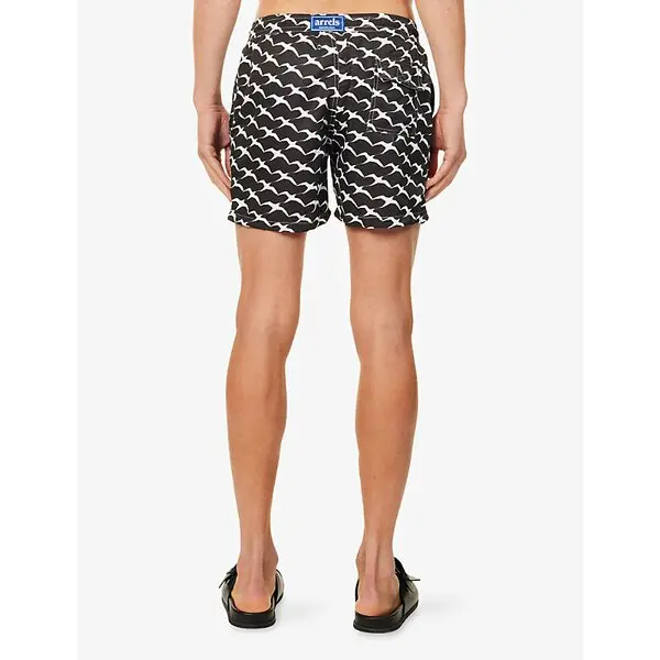 ARRELS BARCELONA Birds Printed Swim Shorts