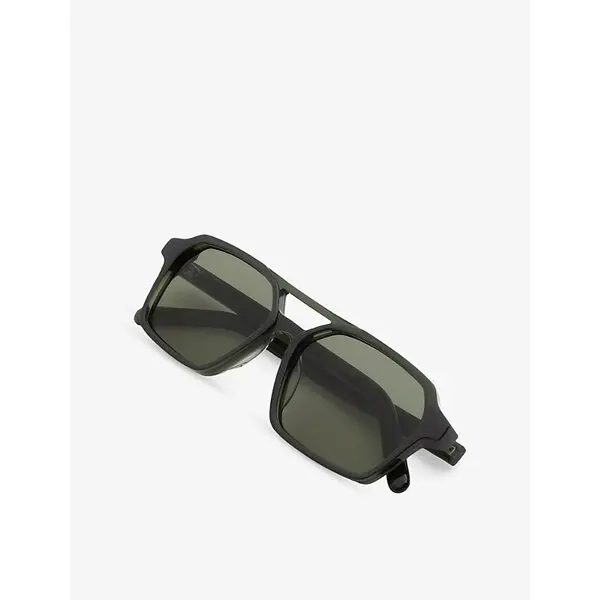 RETROSUPERFUTURE Maison Margiela Lunettes 7 Vertes Irregular-frame Sunglasses