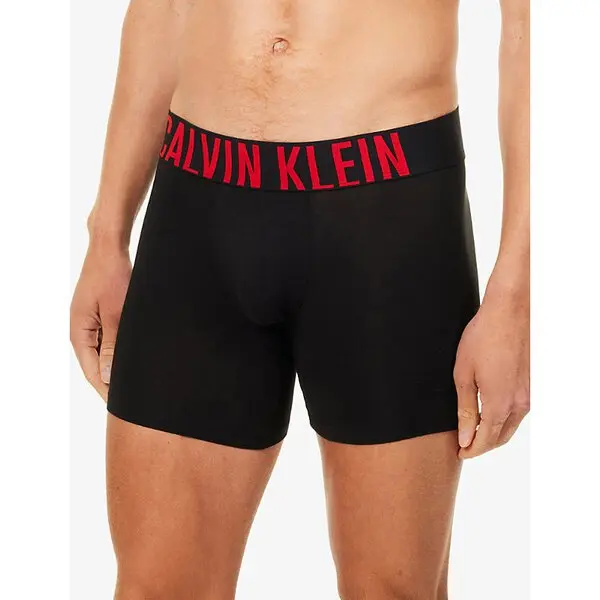 Calvin Klein Intense Power Pack Of Three Cotton-jersey Boxer Briefs