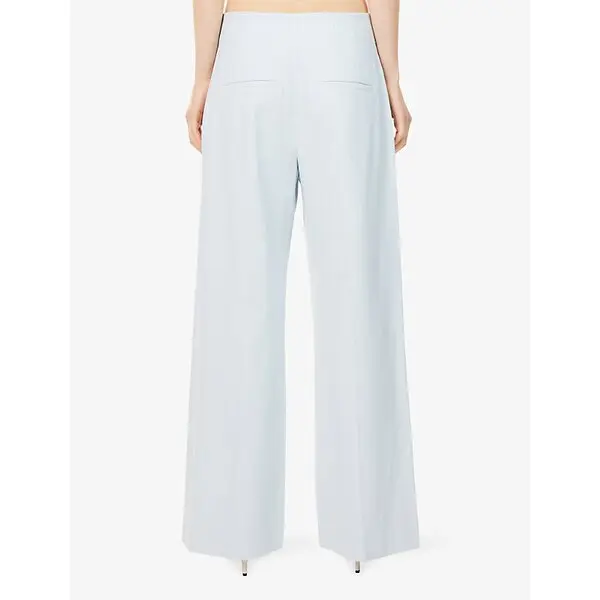 Veronica Beard Cassidee Straight-leg Cotton-blend Trousers