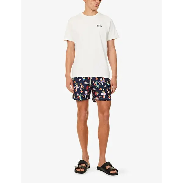 ARRELS BARCELONA Catch The Wind Printed Swim Shorts