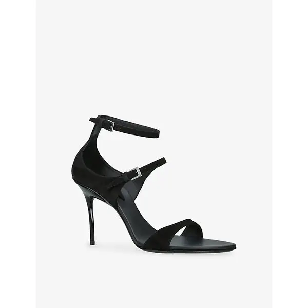 AZZEDINE ALAIA Drop Strappy 90 Leather Sandals
