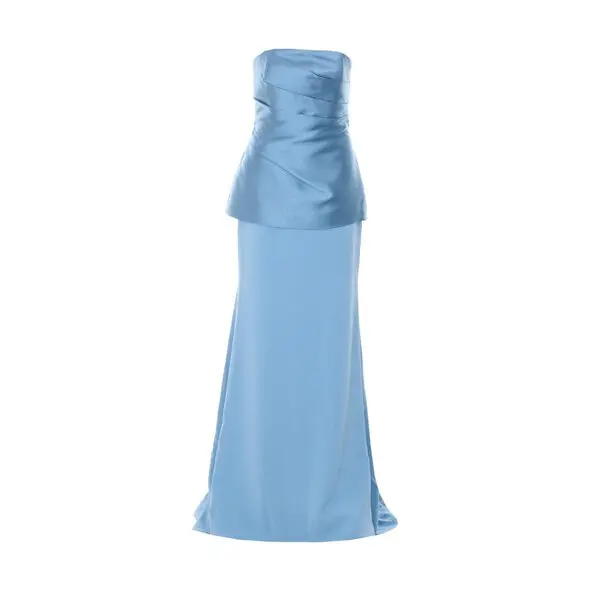Solace London Alia Maxi Dress - Blue
