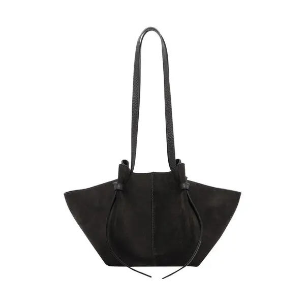 Yuzefi Suede Mochi Shoulder Bag - Brown