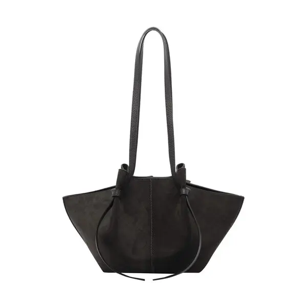 Yuzefi Suede Mochi Shoulder Bag - Brown
