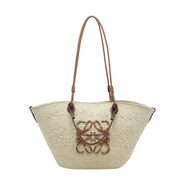 Loewe Medium Anagram Basket Bag - Cream