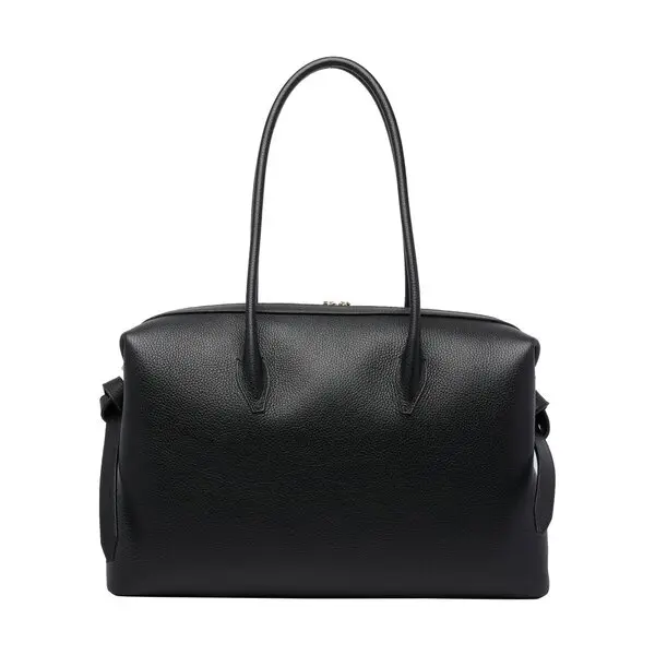 Yuzefi Large Brioche Duffle Shoulder Bag - Black