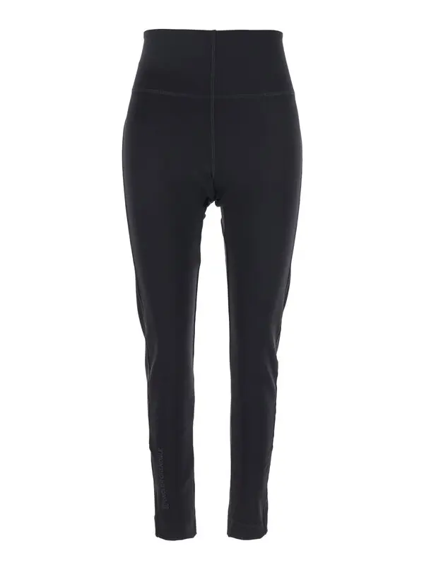 Moncler Black Tech Fabric Leggings - Multicolor