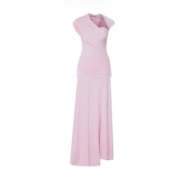 SELF-PORTRAIT Draped Maxi Dress