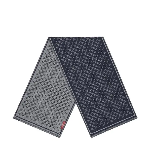 Gucci Gg Wool Jacquard Scarf