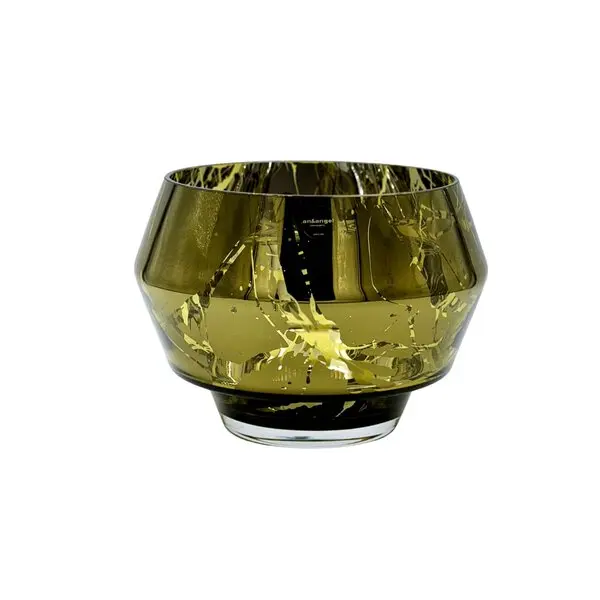 AN&ANGEL Cube Deco Splashed Olive Bowl