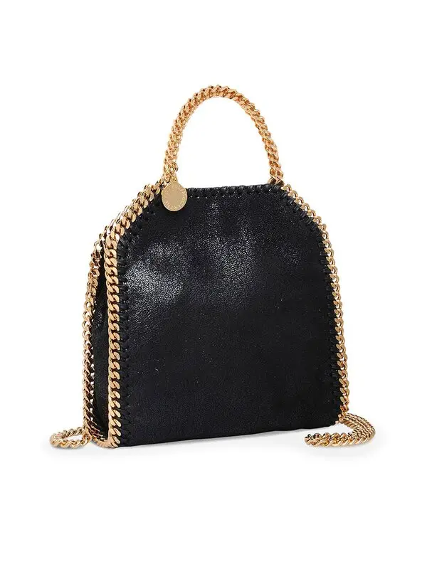 Stella McCartney Tiny Falabella Shaggy Deer Bag - Black