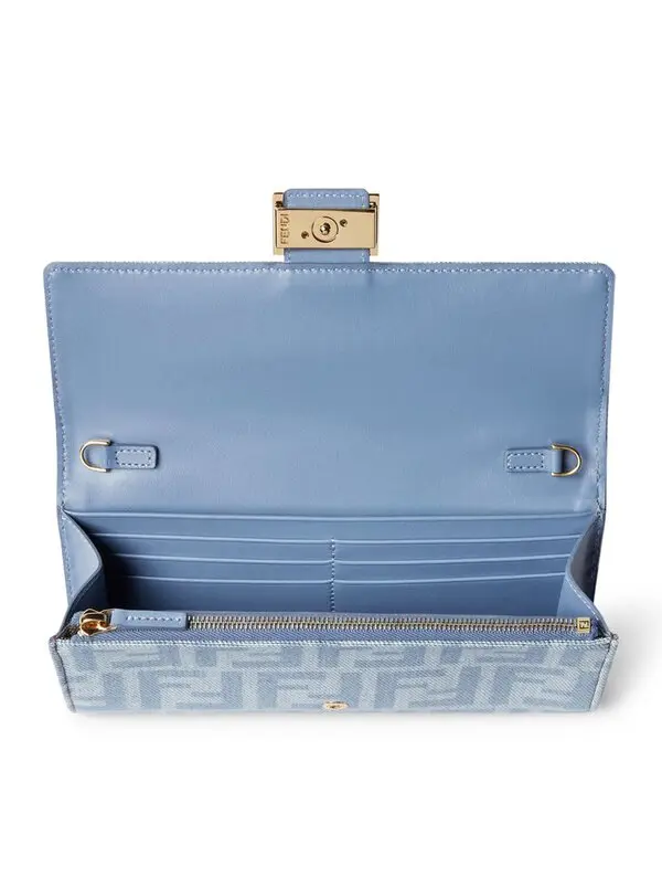 Fendi Baguette Continental Wallet With Ff Monogram