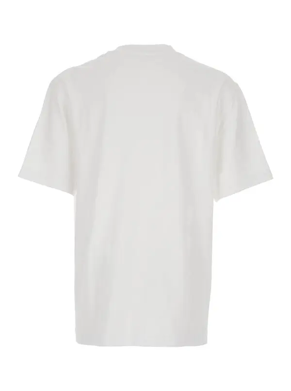 Jacquemus Le T-shirt Gros Grain' T-shirt With Logo Patch On The Front In Cotton