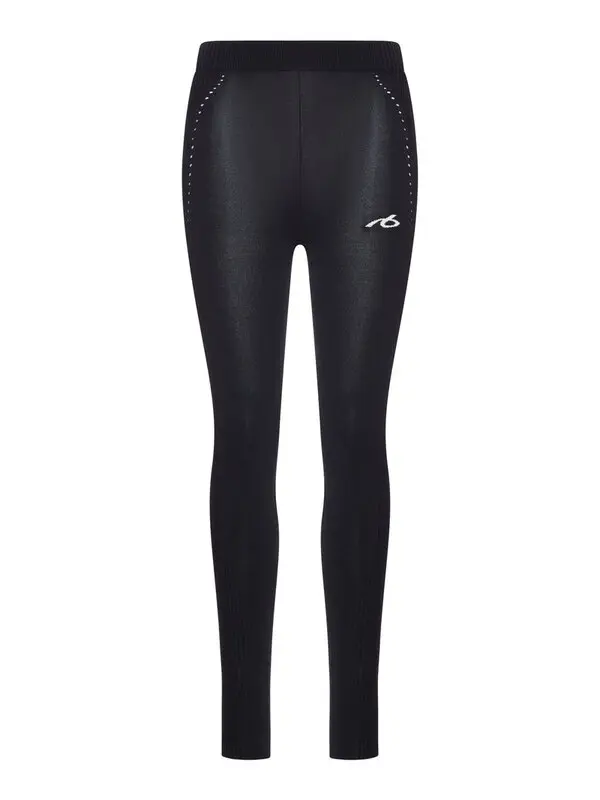 Balenciaga Techwear Sports Mesh Leggings - Black