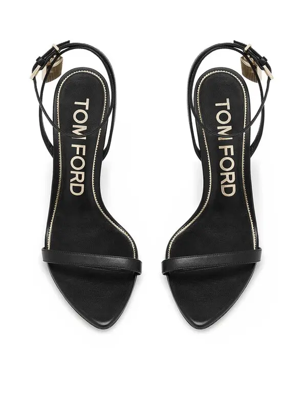 TOM FORD Pointed-toe Padlock Stiletto Sandal