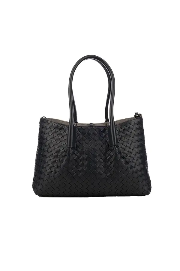 Bottega Veneta Woven Leather Shopper Bag - Multicolor