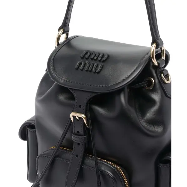 Miu Miu Calf Leather Backpack
