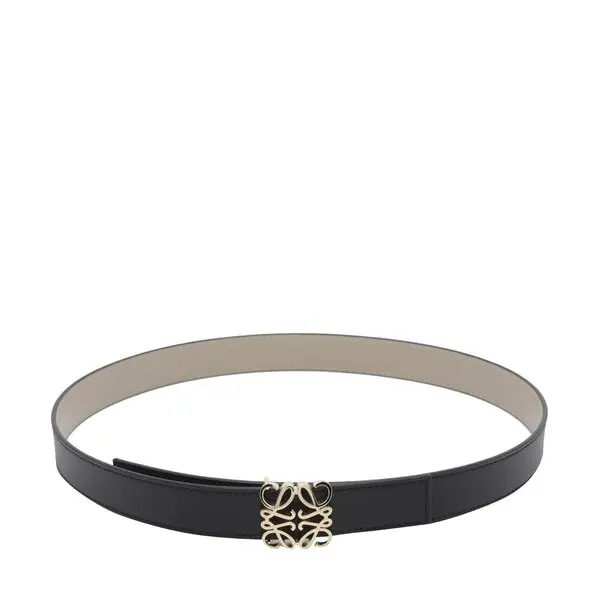 Loewe Reversible Anagram Bombe Belt - Black