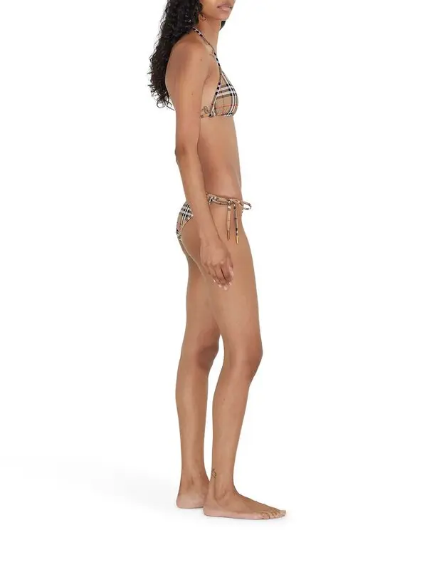 Burberry Vintage Check Triangle Bikini
