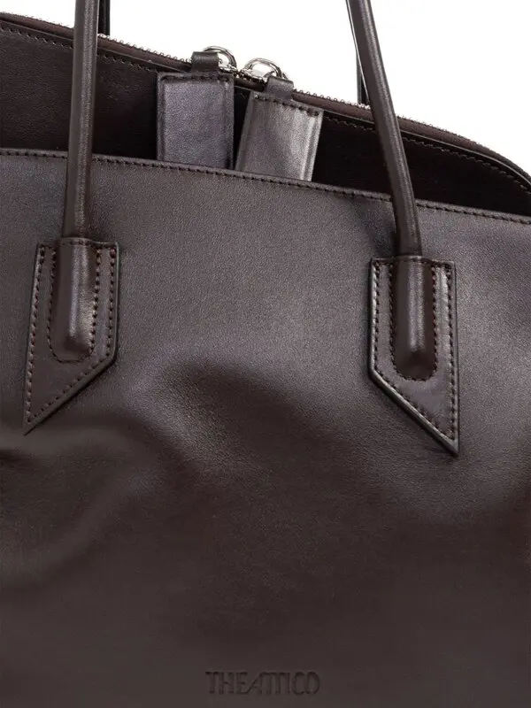 Attico La Passeggiata Medium Leather Shoulder Bag