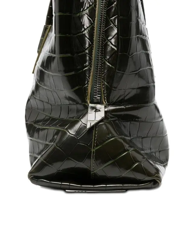 Attico La Passeggiata Medium Leather Shoulder Bag