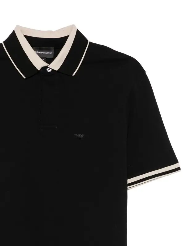 Emporio Armani Logo Cotton Polo Shirt