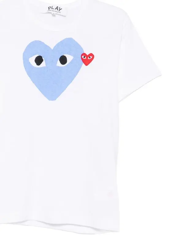 Play Comme Des Garcon Logo Cotton T-shirt