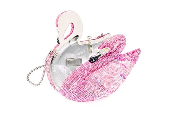 Judith Leiber Flamingo Crystal Clutch