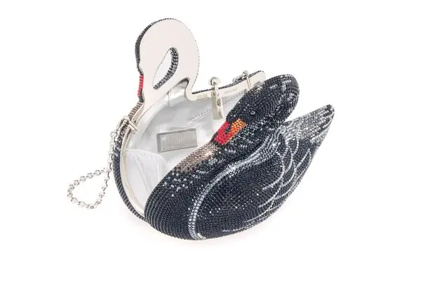 Judith Leiber Swan Odile Clutch