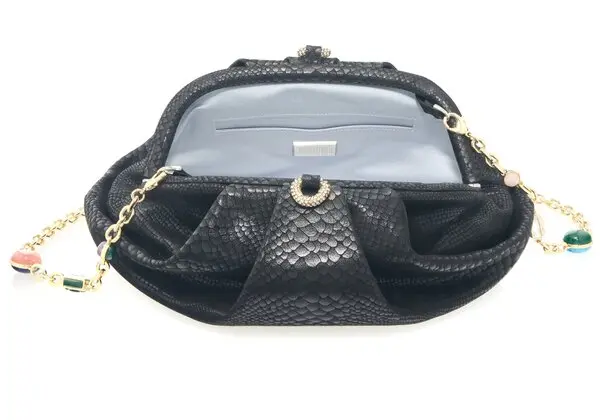 Judith Leiber Grande Gemma Embossed Clutch