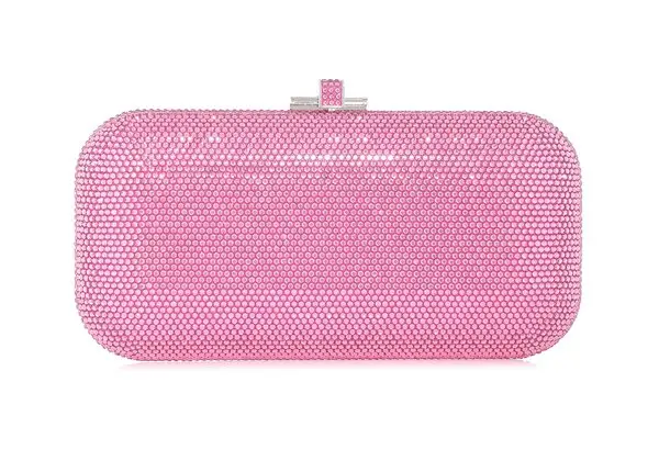 Judith Leiber Crystal Embellished Evening Bag - Pink