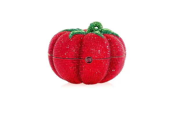Judith Leiber Crystal Tomato Clutch - Red