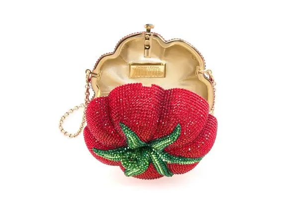 Judith Leiber Crystal Tomato Clutch