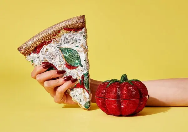 Judith Leiber Crystal Tomato Clutch